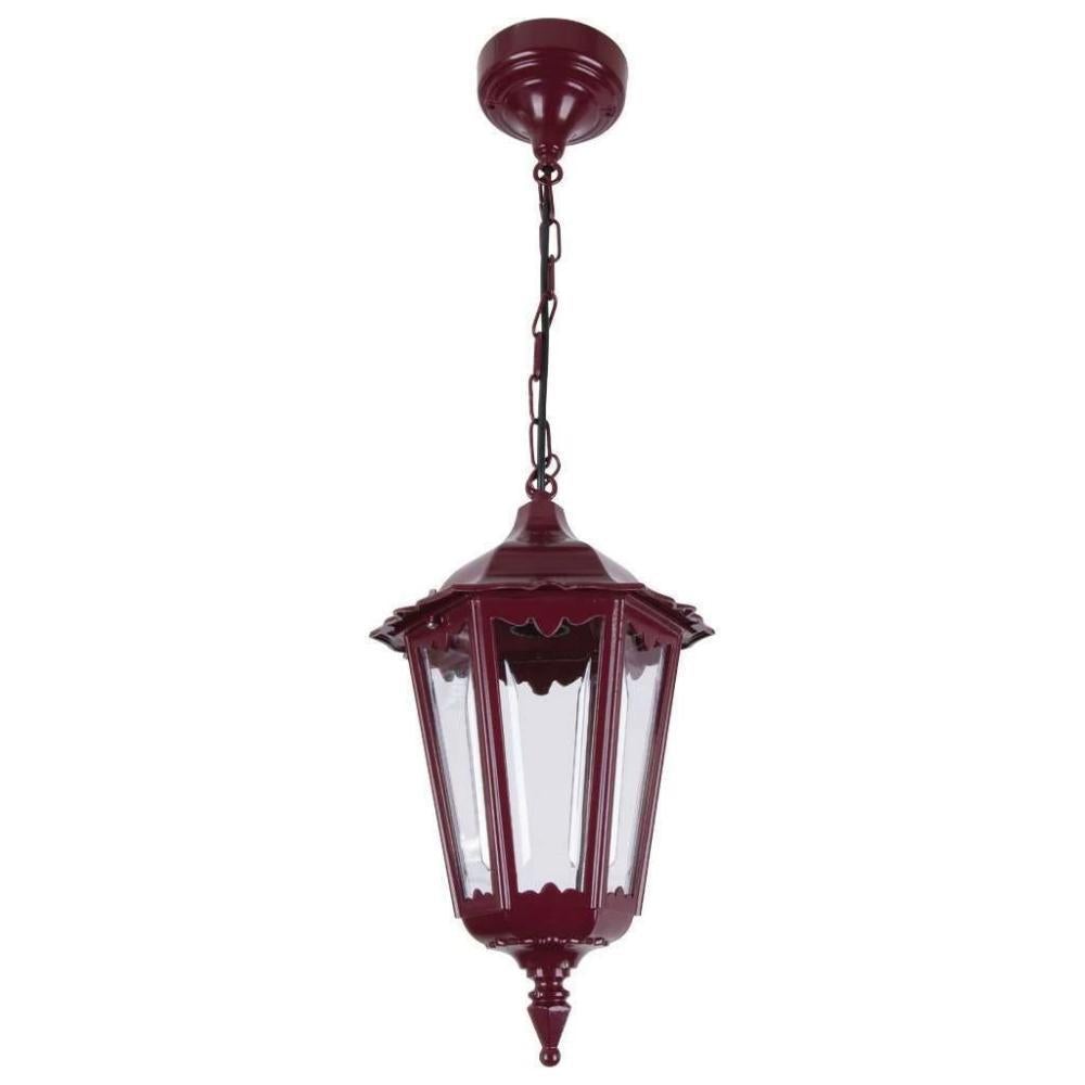 GT-130 Chester Pendant Light - Powder Coated Finish / B22 - Burgundy ...