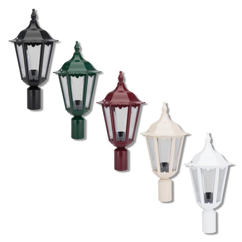 GT-149 Chester Post Top Light - Powder Coated Finish / B22 - Green ...