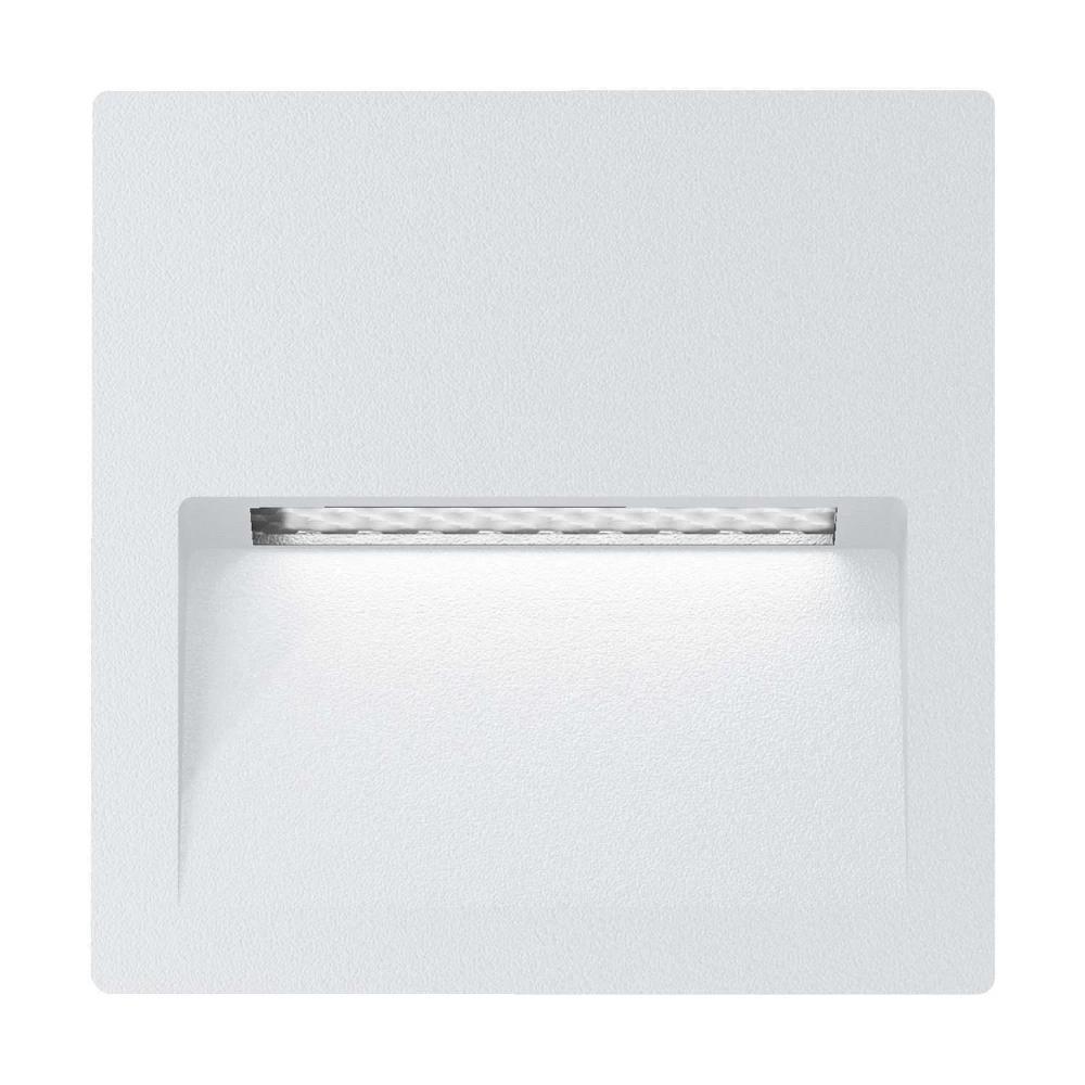 ZAC-4-SQR - 4W LED Exterior Square Recessed Step Light IP65 - White ...