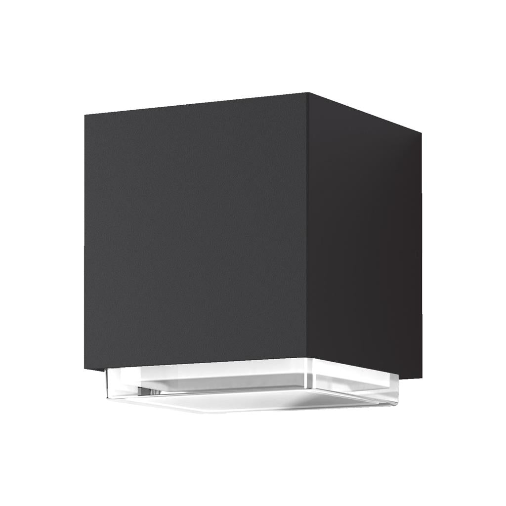 MOJO 10W LED Down Wall Bracket IP65 240V - Black – Downlights Online